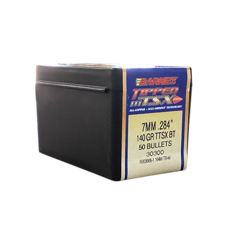 Barnes 7mm (.284) 140gr TTSX BT Projectiles #30300 - Defender Ammunition