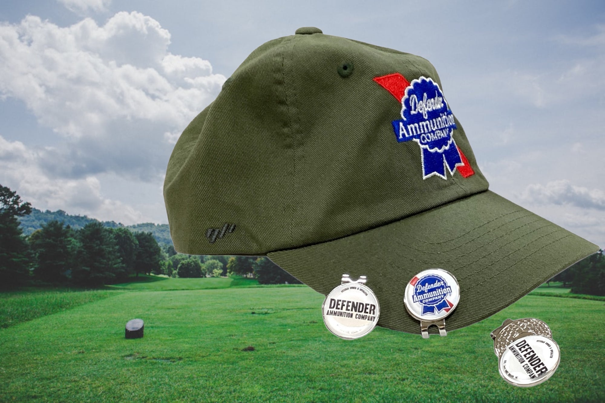 Defender Golf Ball Markers - Defender Ammunition