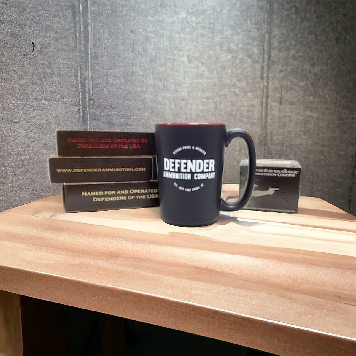 Defender 12oz Coffee Mug - Defender Ammunition