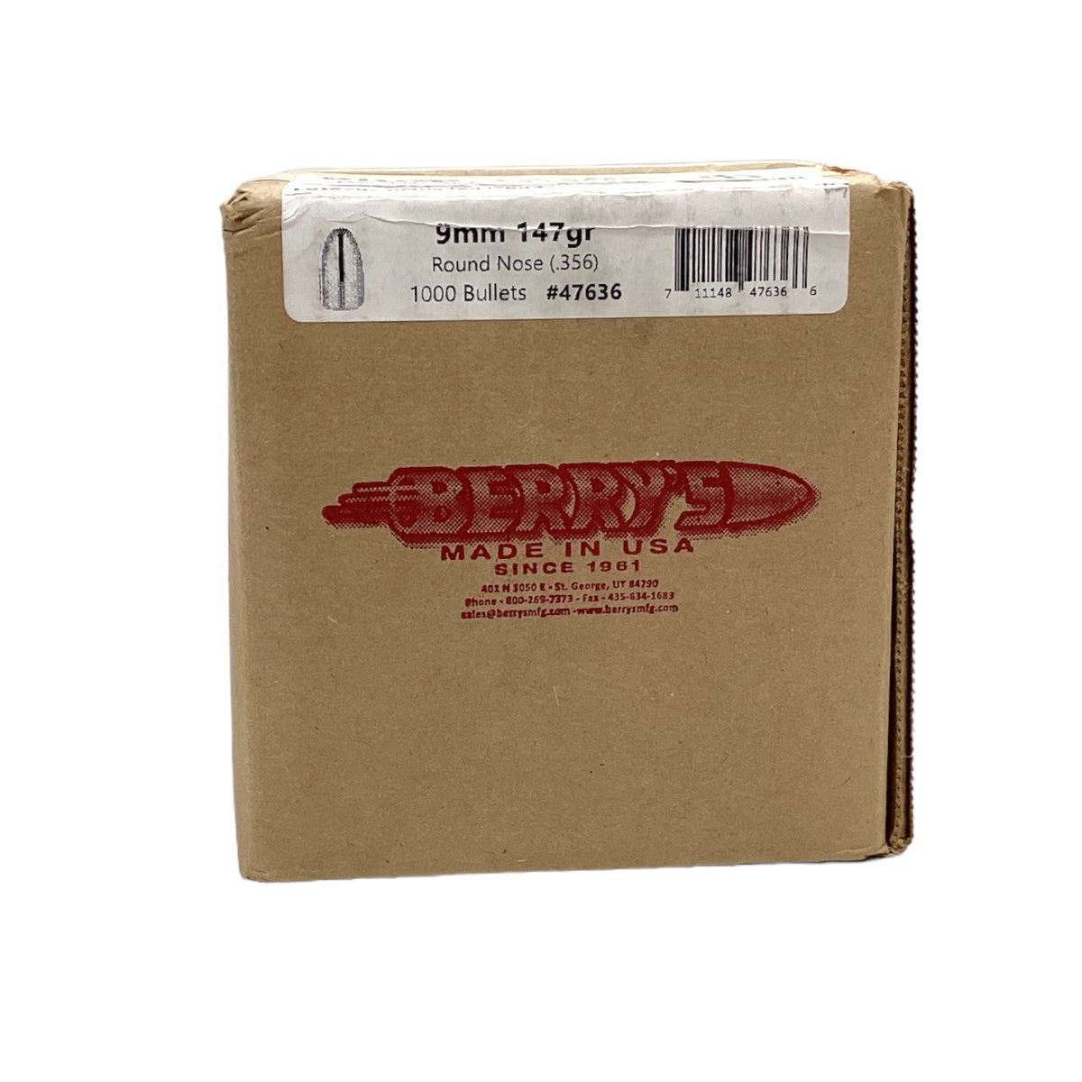 Berry's Handgun Bullets- 1000-ct - Defender Ammunition