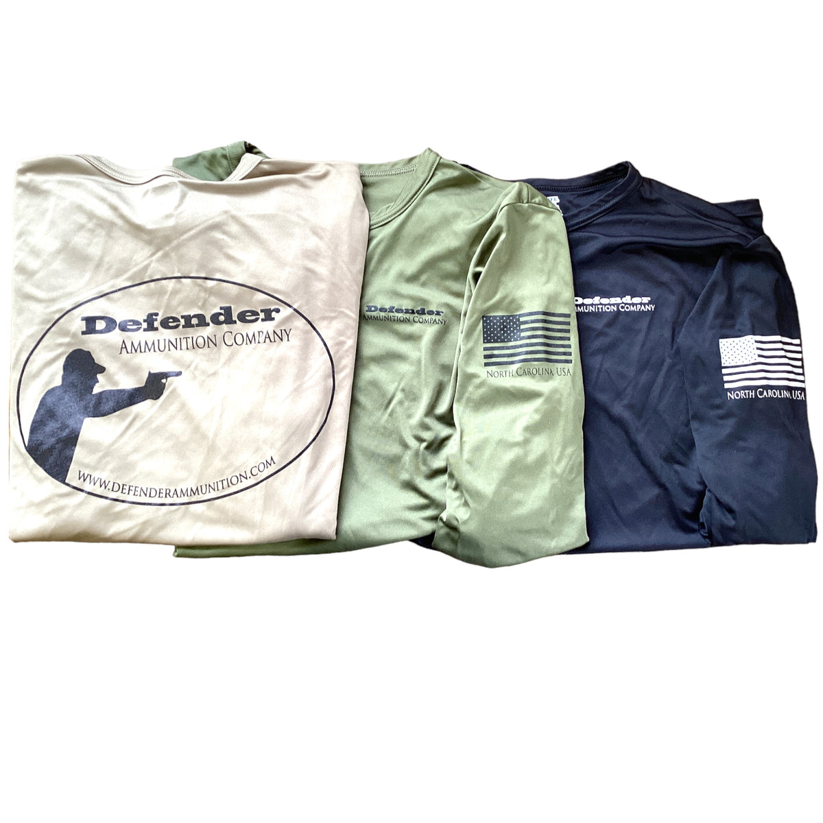 USA Made Defender Long Sleeve Competitor Tee - Defender Ammunition