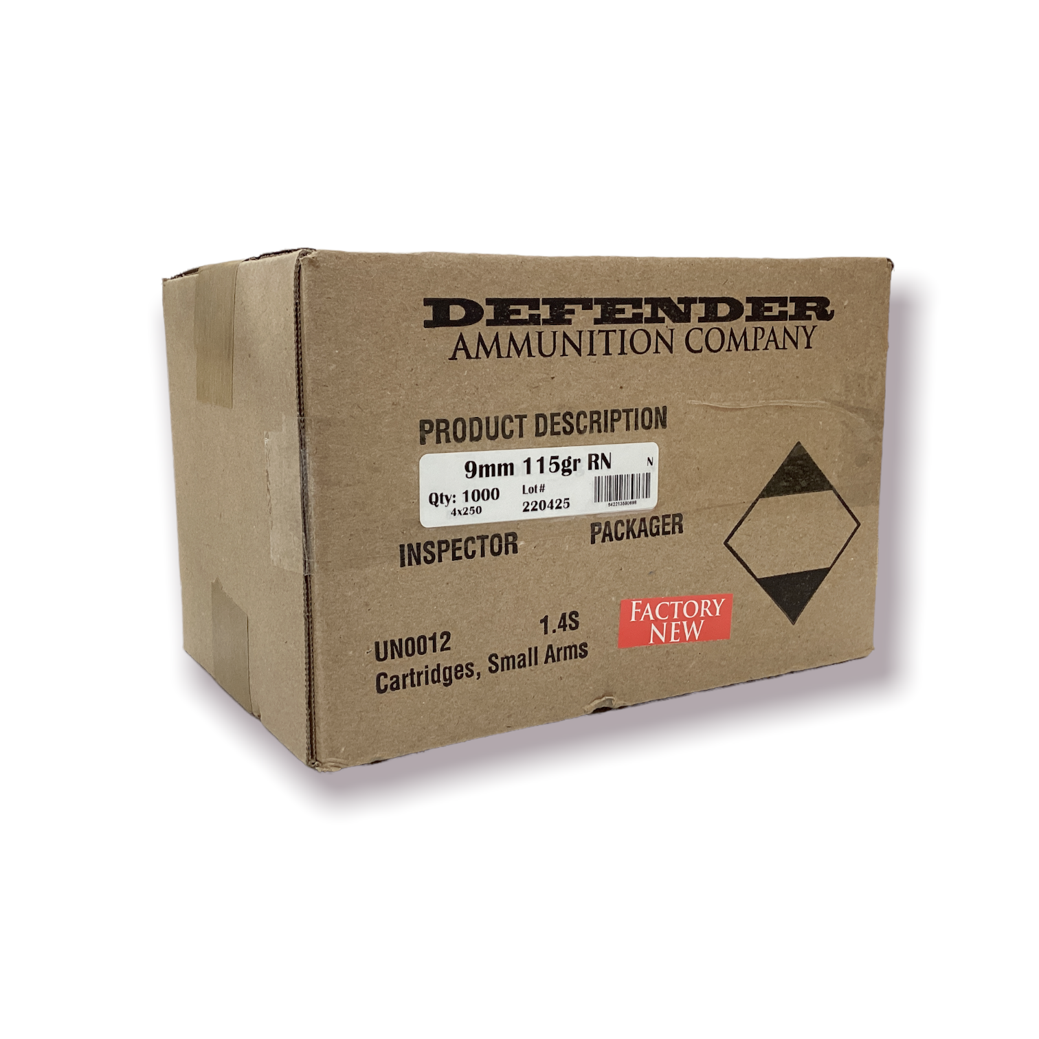 Get 9mm Luger Practice Rounds - Defender Ammunition