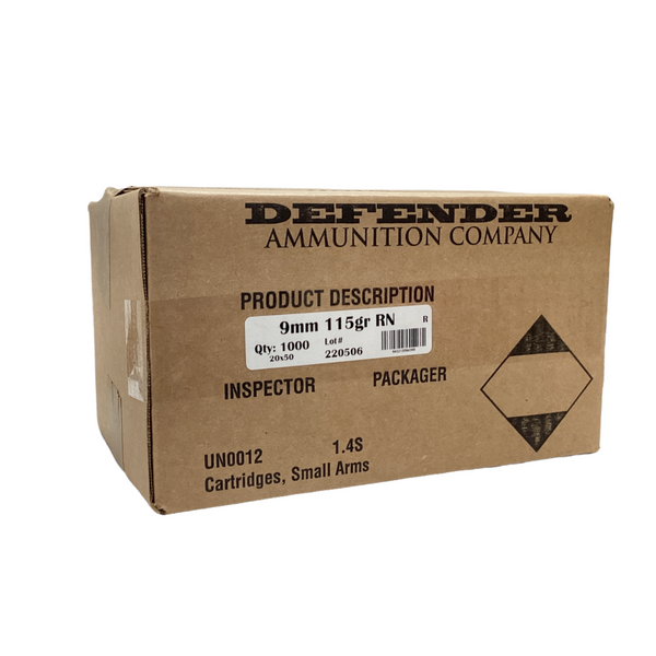 Get 9mm Luger Practice Rounds - Defender Ammunition