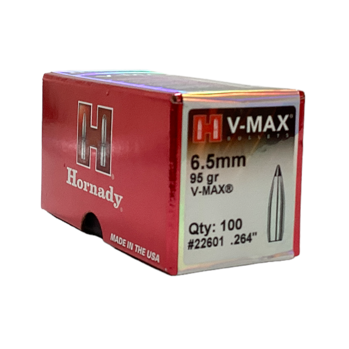 Hornady 6.5mm (.264) 95gr V-Max Projectiles #22601 - Defender Ammunition