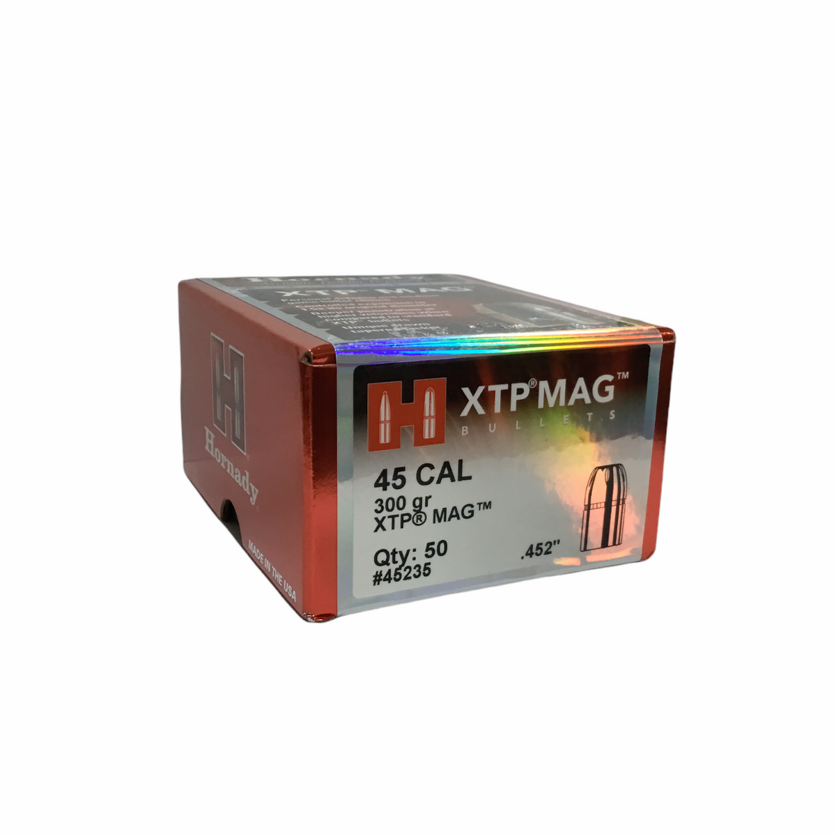 Hornady 45 Cal 300gr XTP Projectiles (#45235) - Defender Ammunition